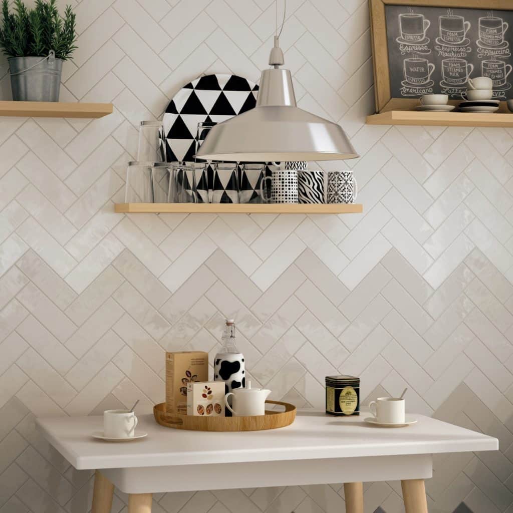 Sherwood Tile Range - Mist Green 20x6.5cm Wall Tiles